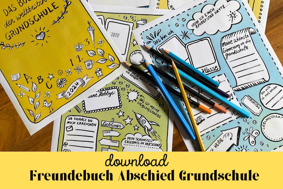 Primary School Farewell Book Friends Book Farewell Gift for Children ...