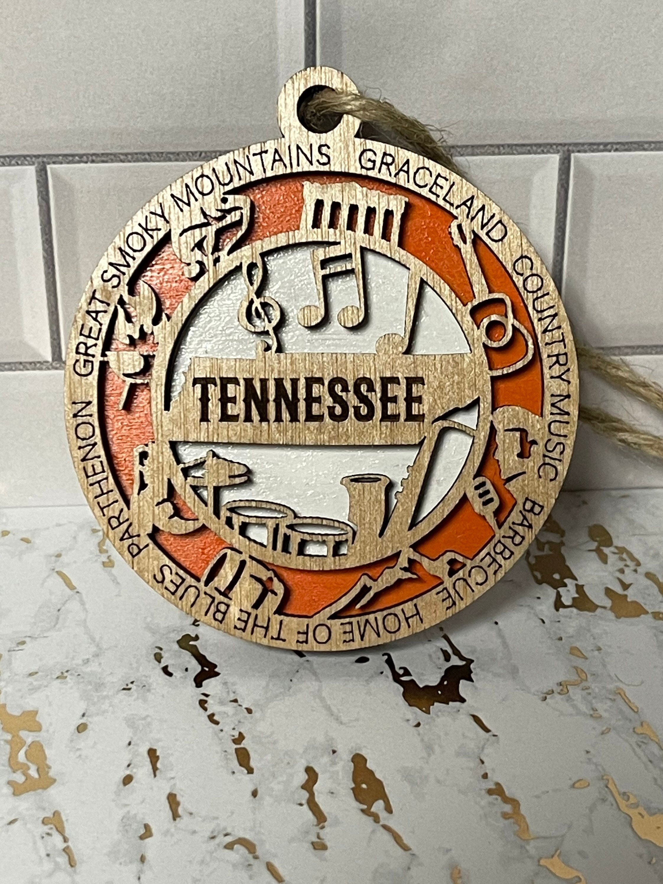 Tennessee Christmas Ornament - Etsy