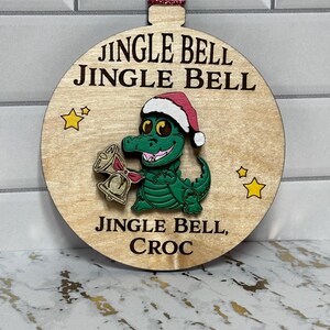 Jingle Bell Rock Croc Christmas Ornament - Etsy