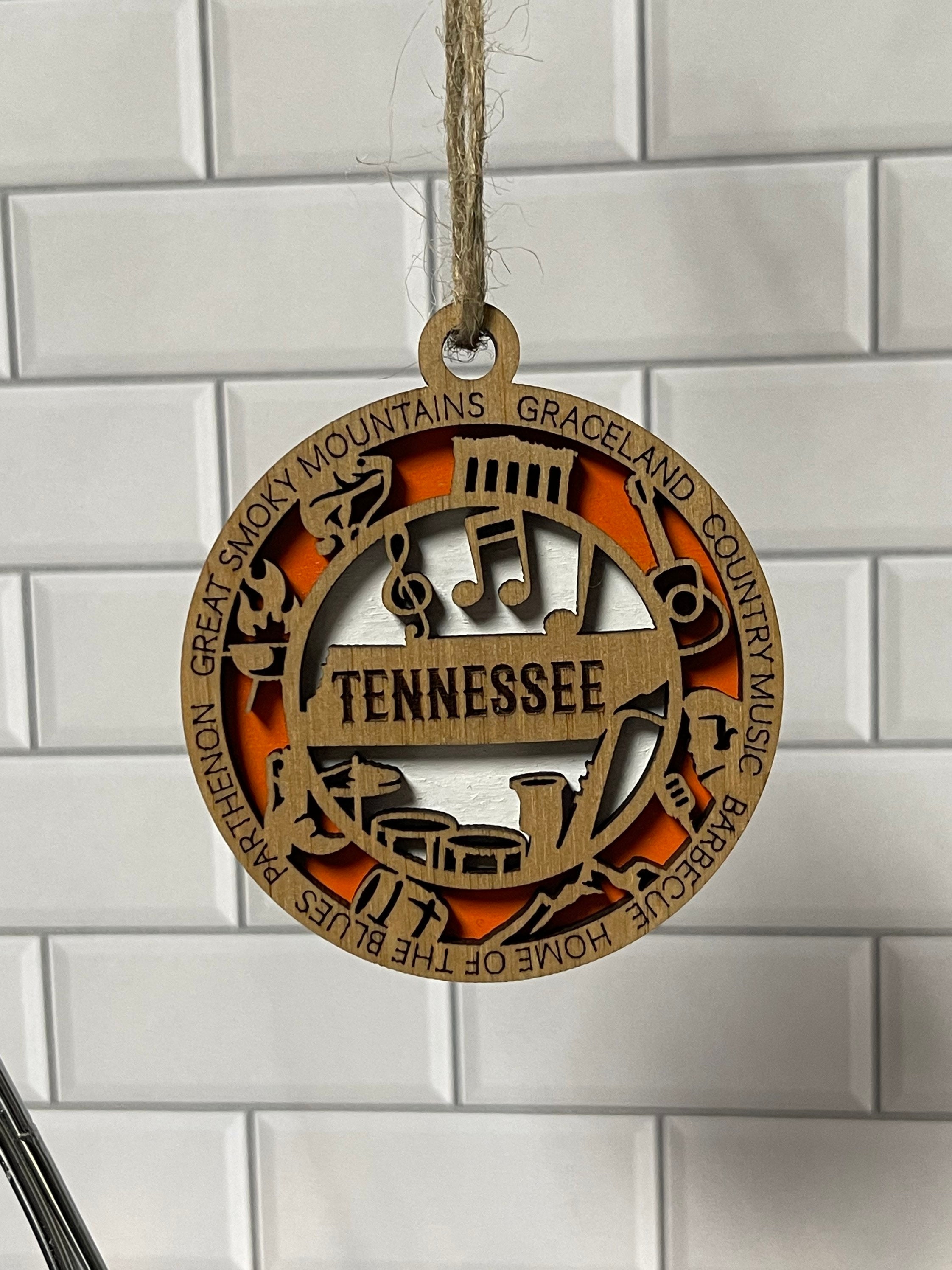 Tennessee Christmas Ornament - Etsy