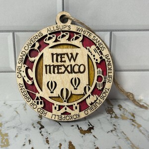 New Mexico Christmas Ornament - Etsy