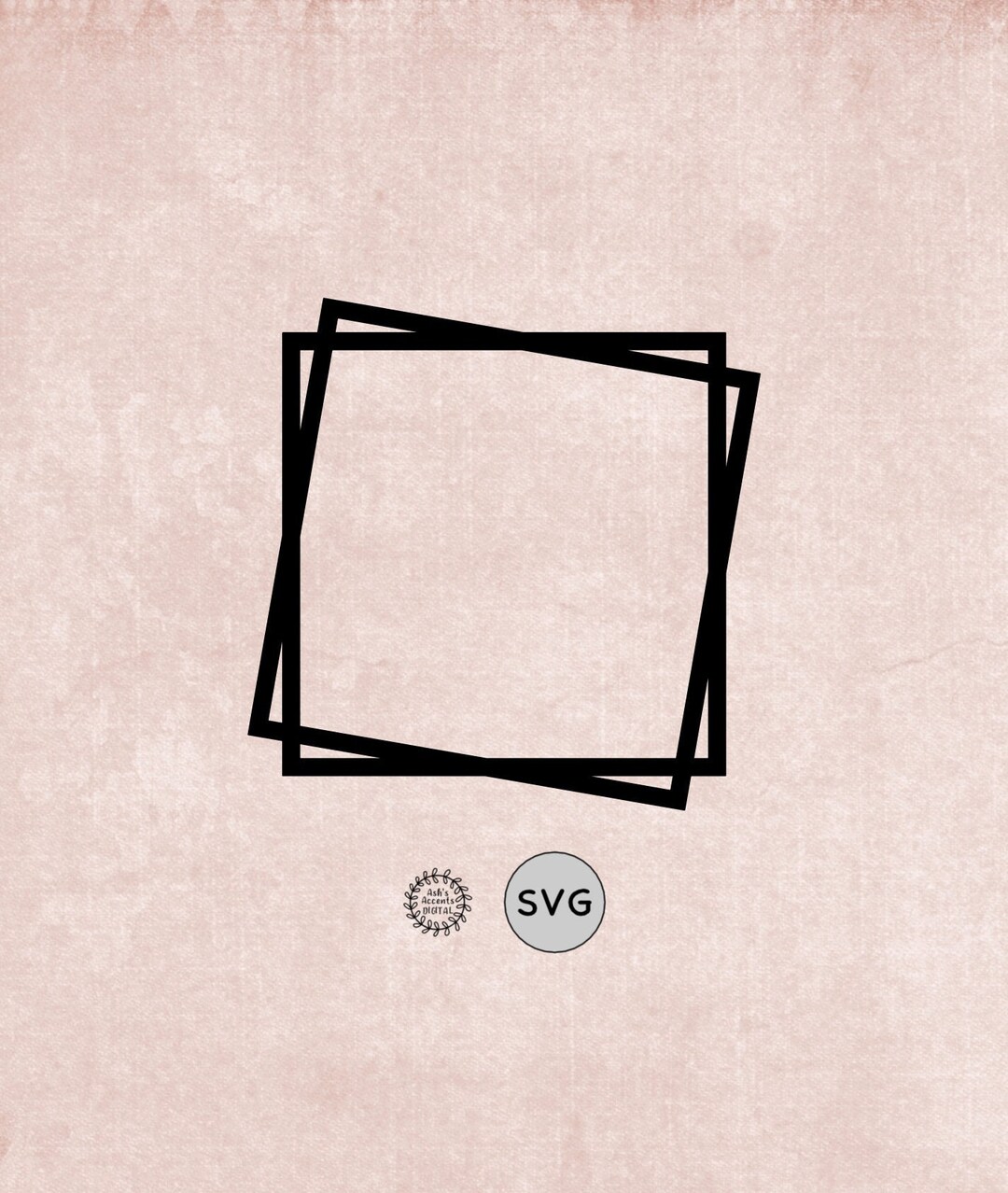Square Frame SVG, Square SVG, Frame SVG, Cricut Cut File, Digital ...
