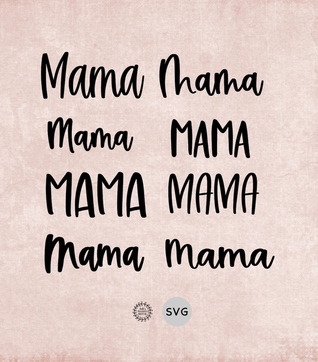 Mama SVG Bundle, Mom Shirt Cut File, File for Cricut, New Mom Gift Idea ...