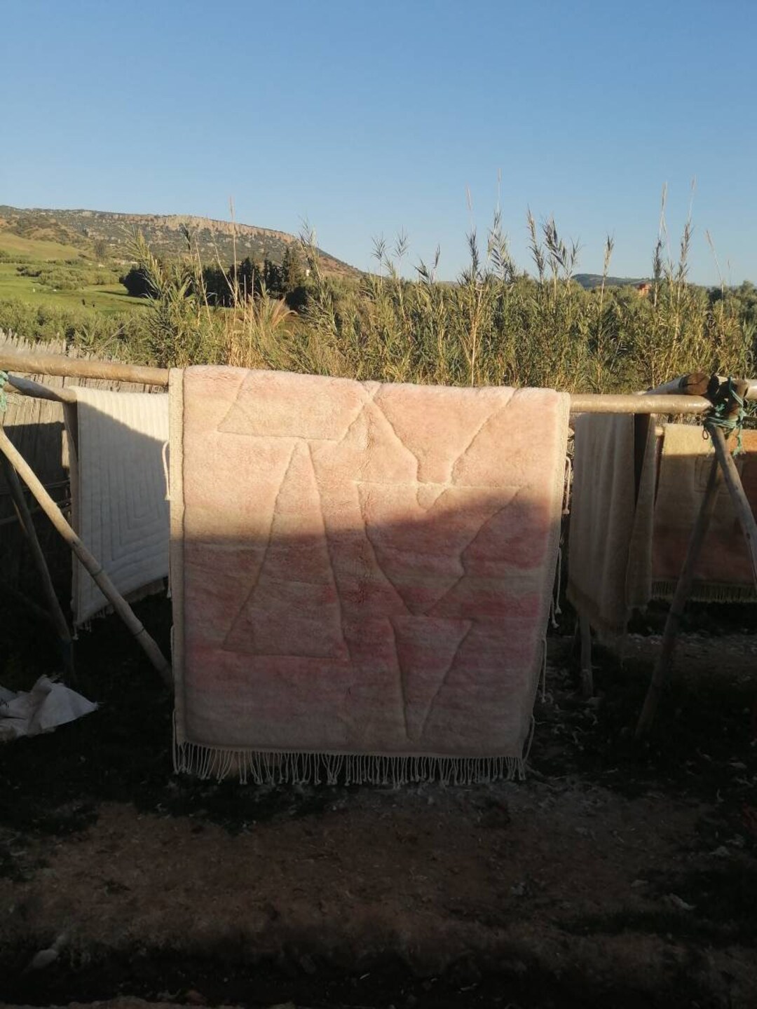 Amazing Moroccan Pine Rug, M'rirt Rug, Made to Order Rug, Wool Rug ...