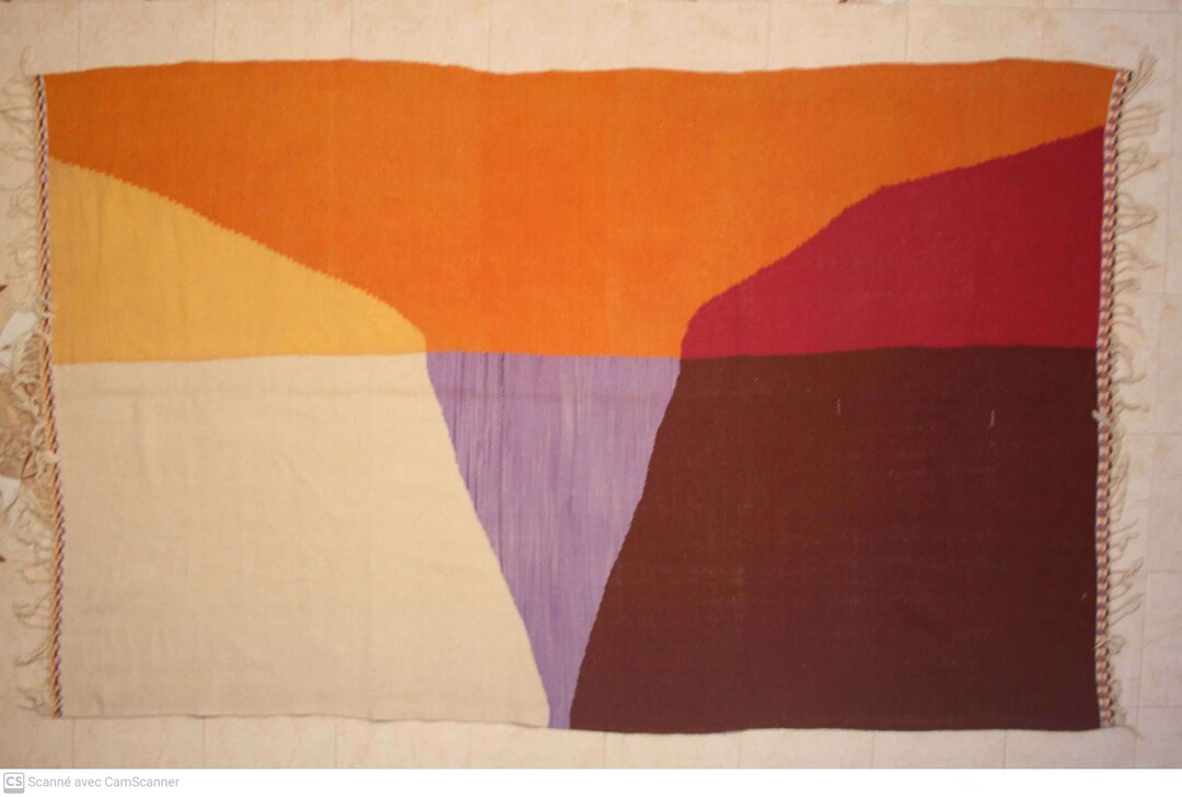 Simple Moroccan Kilims, Striped Design Turkish Kilim Rug, Minimalist ...