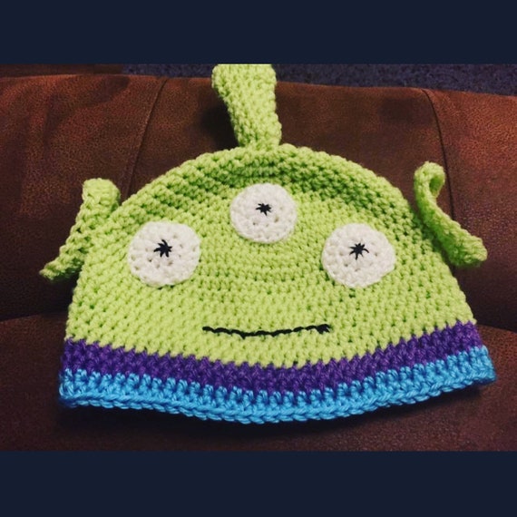 Alien Character Crochet Hat | Etsy