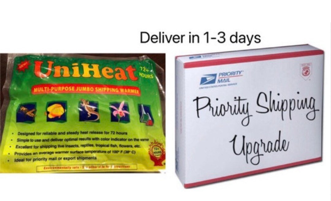 Uniheat 72 Hours Heat Pack and Priority Shipping, USPS Delivery Window ...