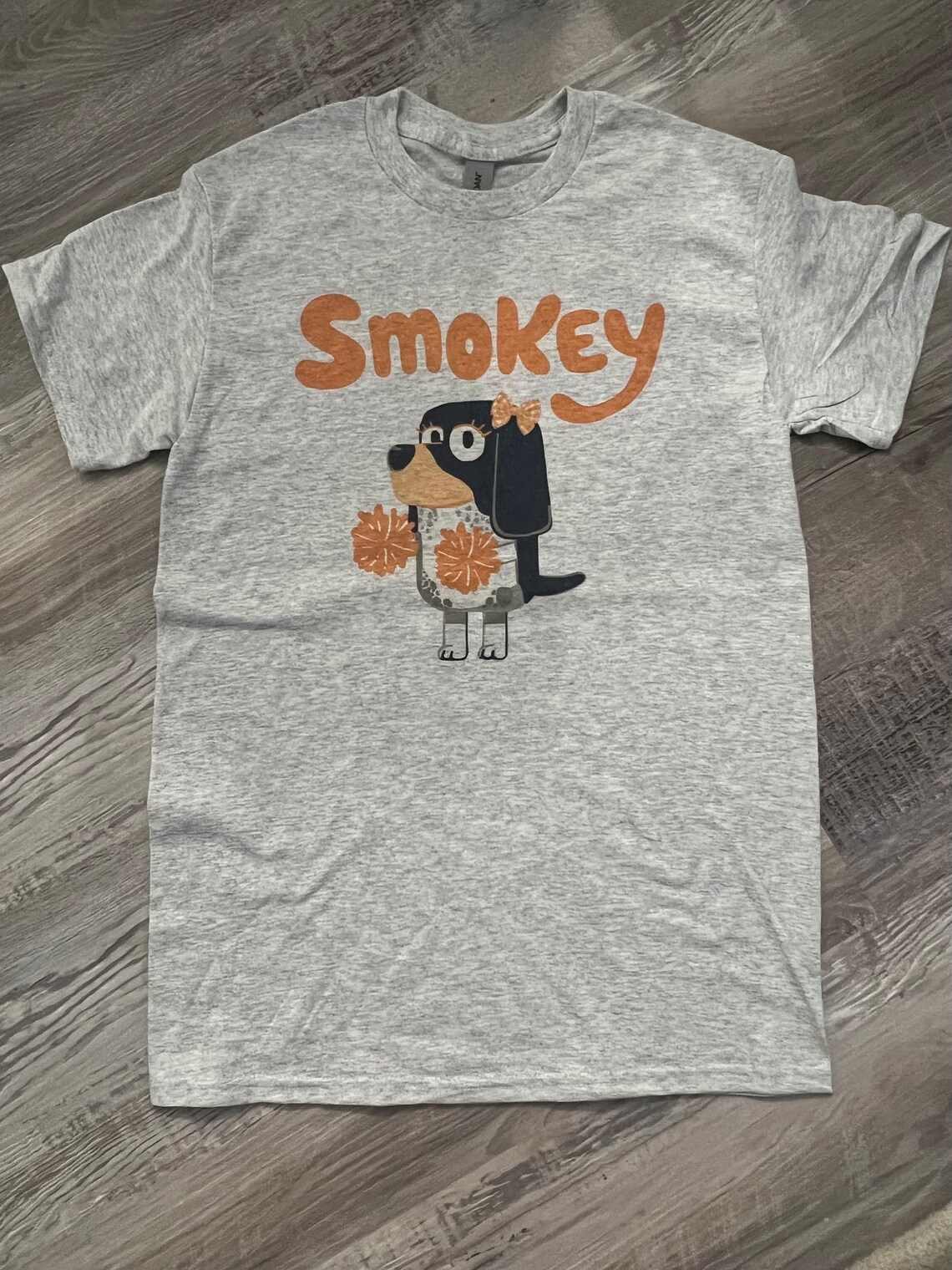 Smokey / Bluey Kid's Cheerleader T-shirt - University of Tennessee ...
