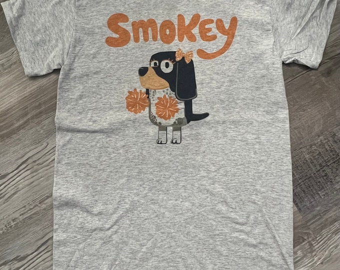 Smokey / Bluey Kid's Cheerleader T-shirt University of Tennessee ...