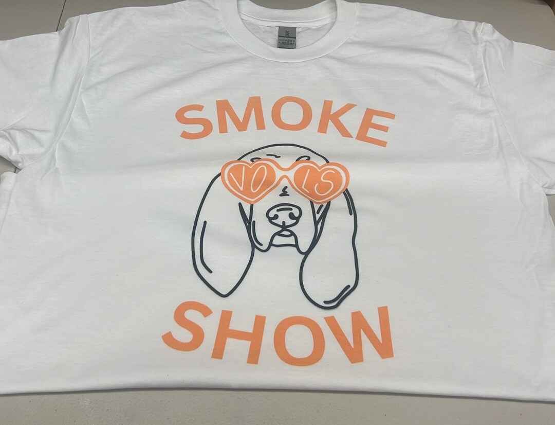 Smoke Show Smokey Tennessee Sublimation White Graphic Tee - Etsy