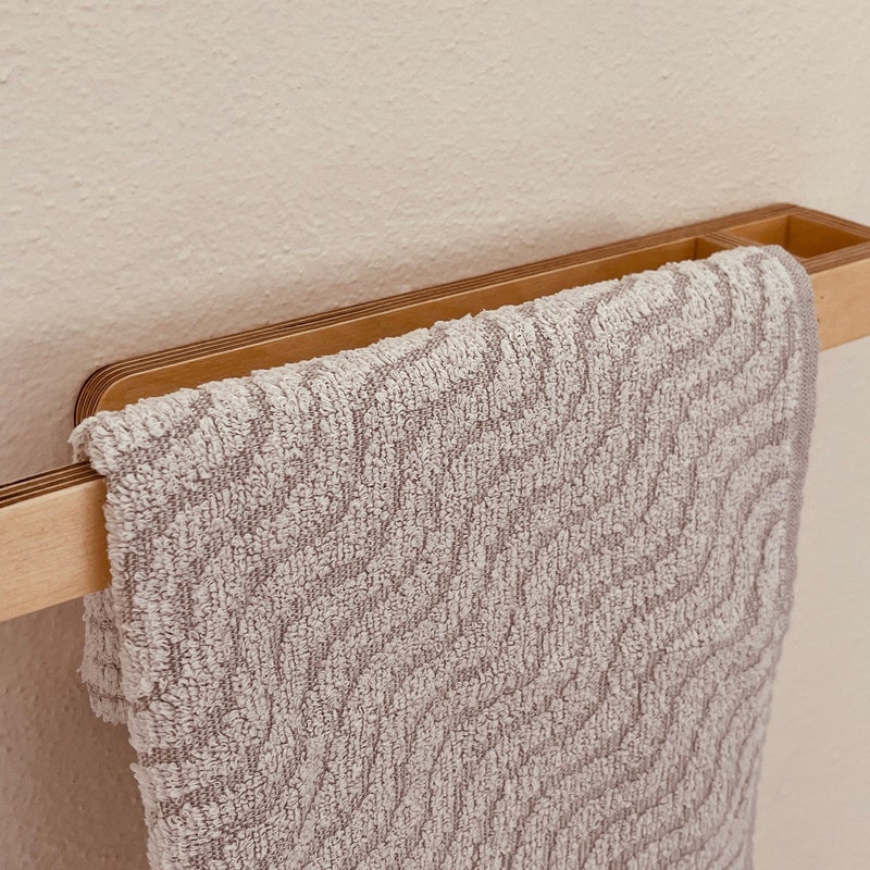 Wood Towel Rack - Etsy
