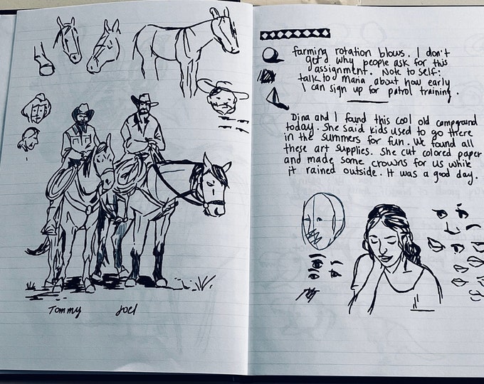 The Last of Us Ellie Journal Book - Elllie's Leather Diary - Ellie ...