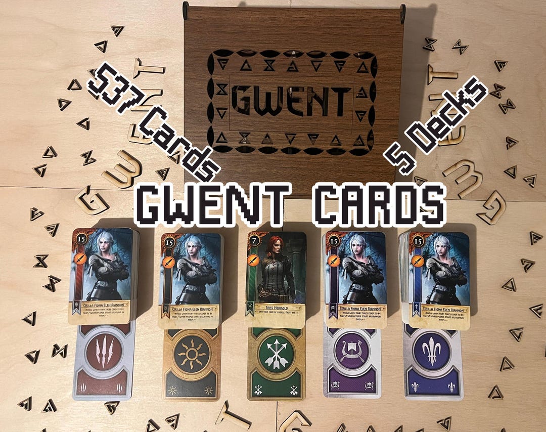 537 Cards - All 5 Decks (dlc Cards Included), L Wood Box & Playmat | 4 ...