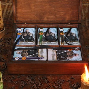 Gwent Cards, Legendary Card Game, 537 Cards, Wood Box, Playmat ...
