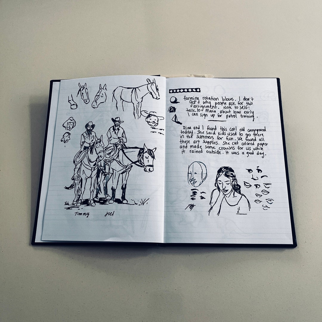 The Last of Us Ellie Journal Book Elllie's Leather Diary Ellie Williams ...