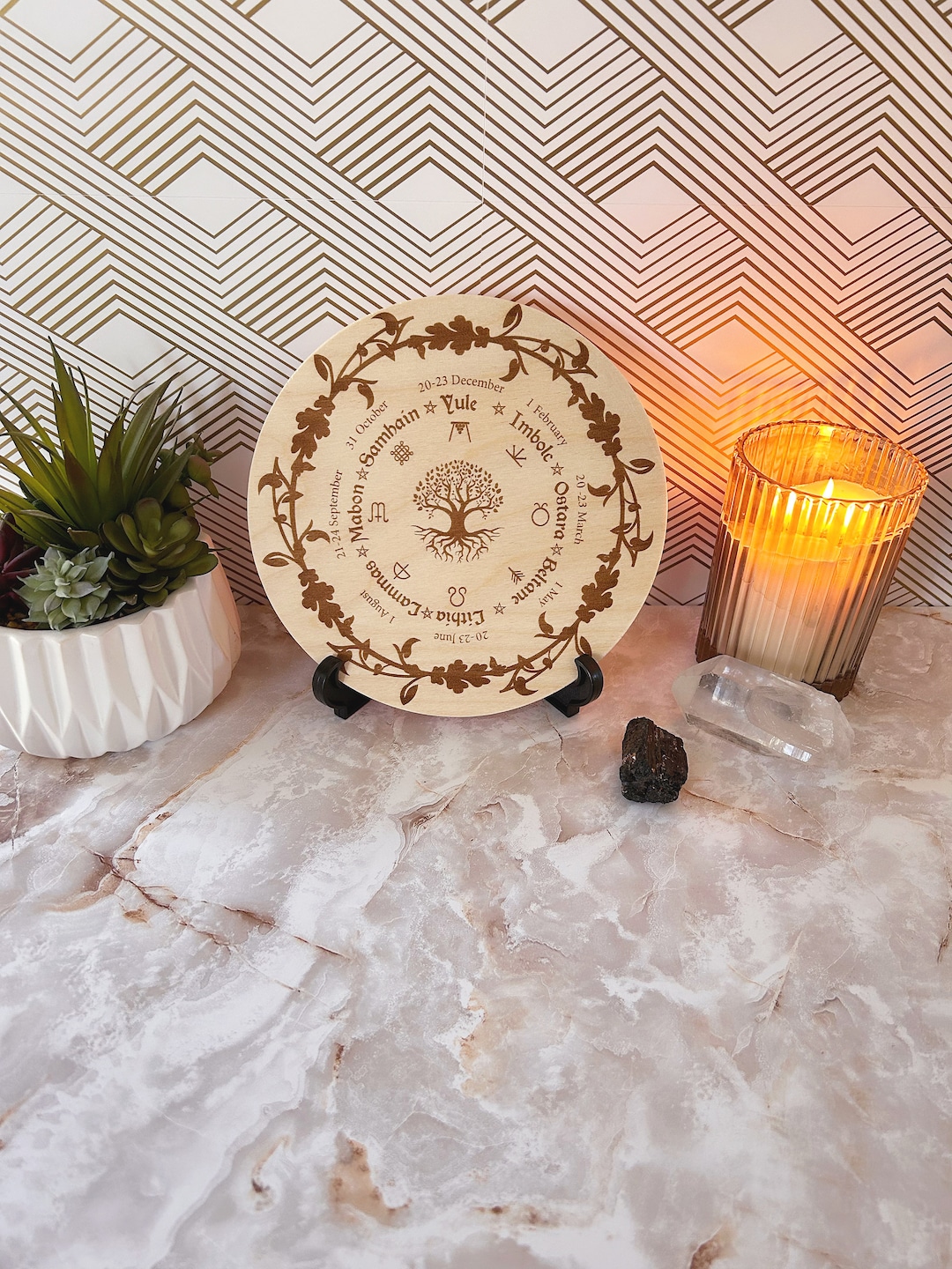 Tree of Life Wheel of the Year - Etsy