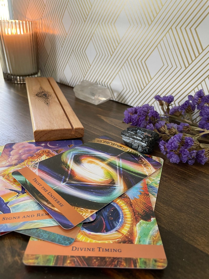 All Seeing Eye Tarot Card Holder Tarot Card Stand Altar - Etsy