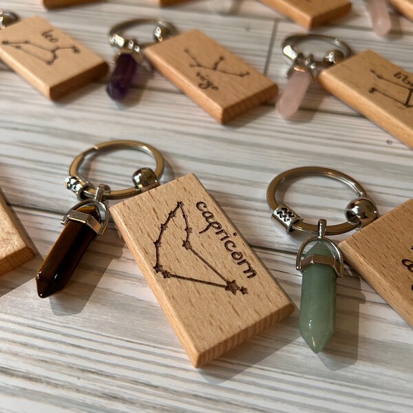 Crystal Keychain - Etsy
