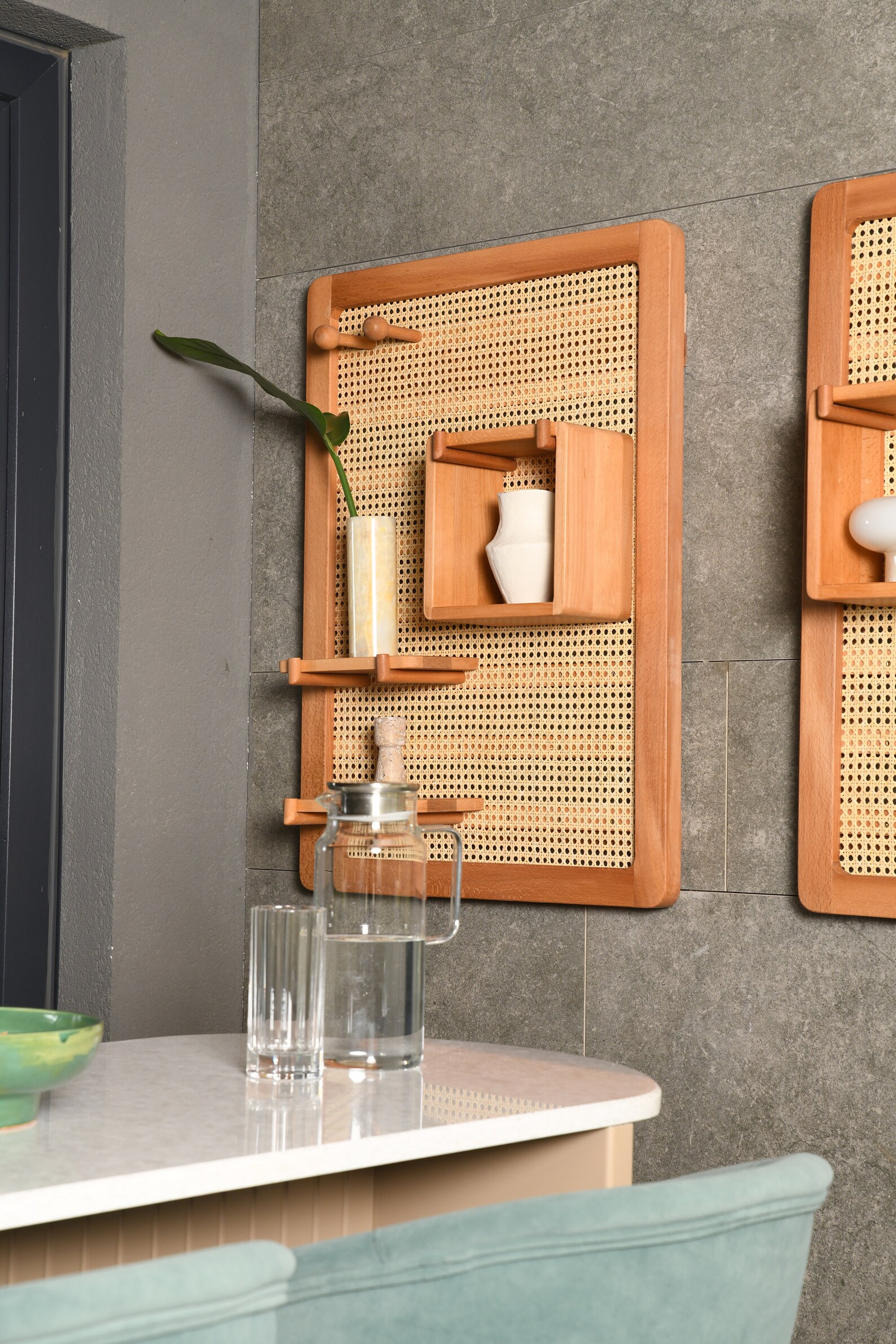 Scandinavian Modular Floating Shelves, Versatile Beech Wood Wall Shelf ...