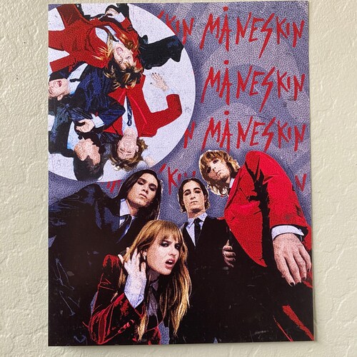 MÅNESKIN Album Poster Maneskin Print Maneskin Rock Music - Etsy