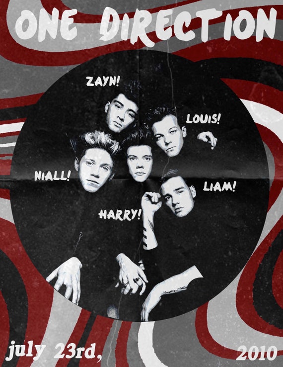 One Direction Concert Poster