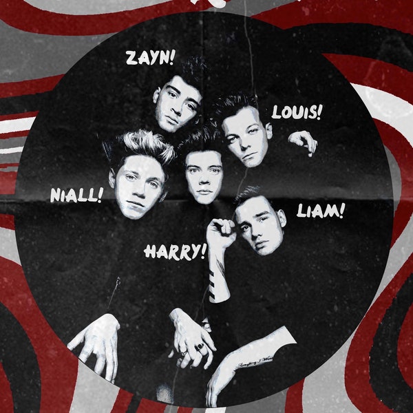 One Direction Movie Poster - Etsy
