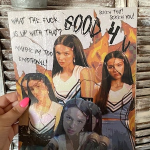 Olivia Rodrigo Good 4 U Burnt Inspired Poster Print - Etsy