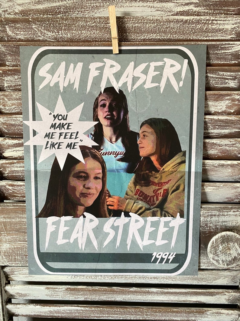 Sam Fraser From Fear Street Inspired Poster Print | Etsy