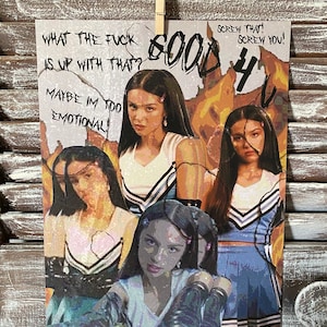 Olivia Rodrigo Good 4 U Burnt Inspired Poster Print - Etsy