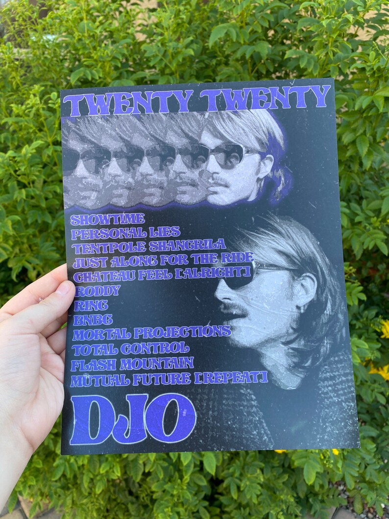 Twenty Twenty DJO Inspired Poster Print - Etsy