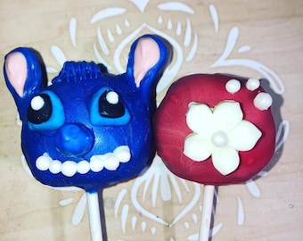 Stitch Cake Pops - Etsy