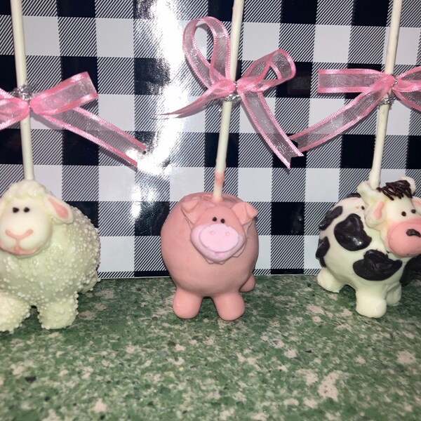 Animal Cake Pops - Etsy