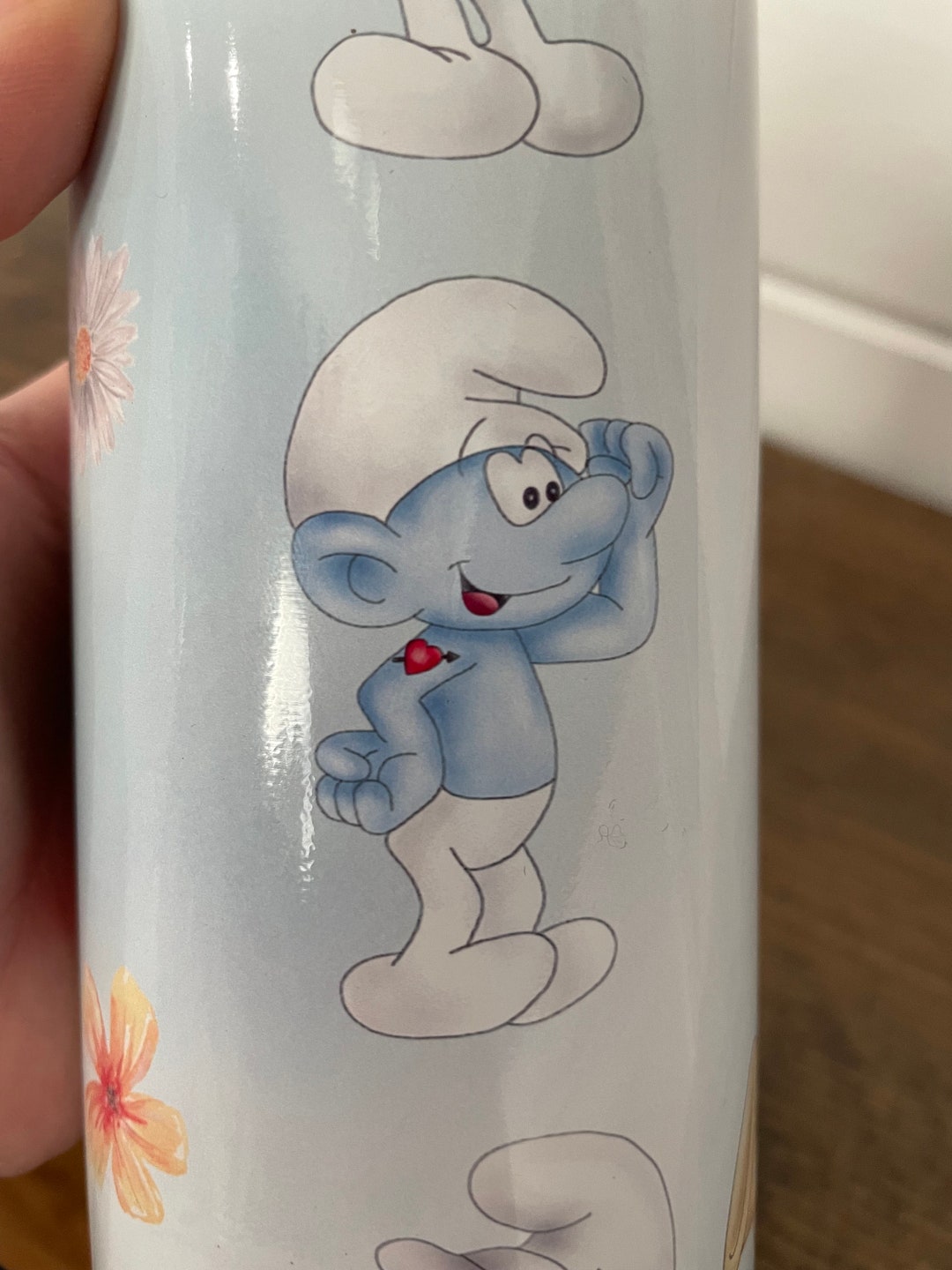Smurfs Watercolor Skinny Tumbler - Etsy