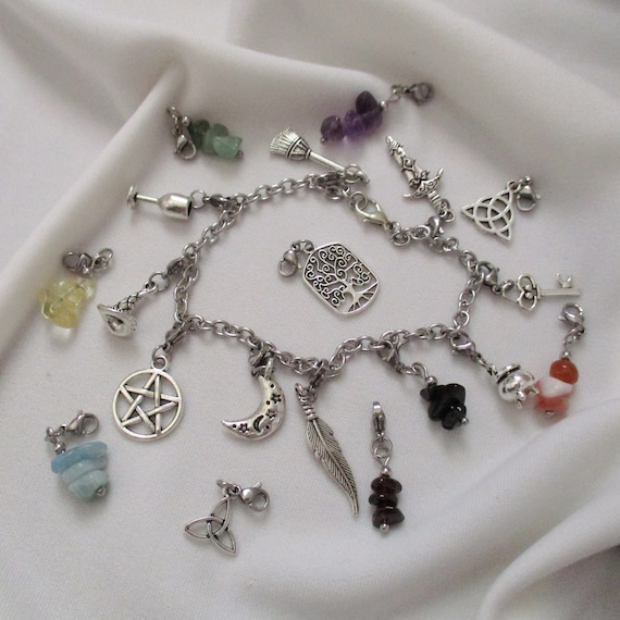 Witchy Charm Bracelet - Etsy