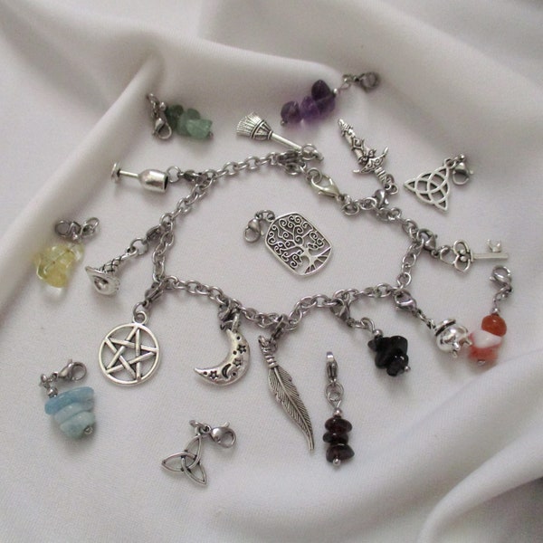 Witch Charm Bracelet - Etsy
