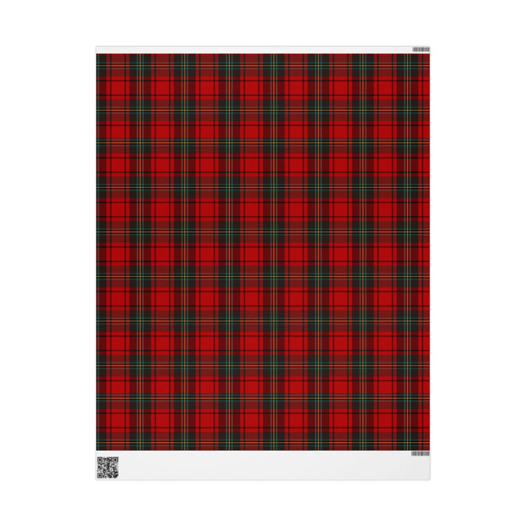 Traditional Plaid Christmas Gift Wrapping Paper Roll - Etsy