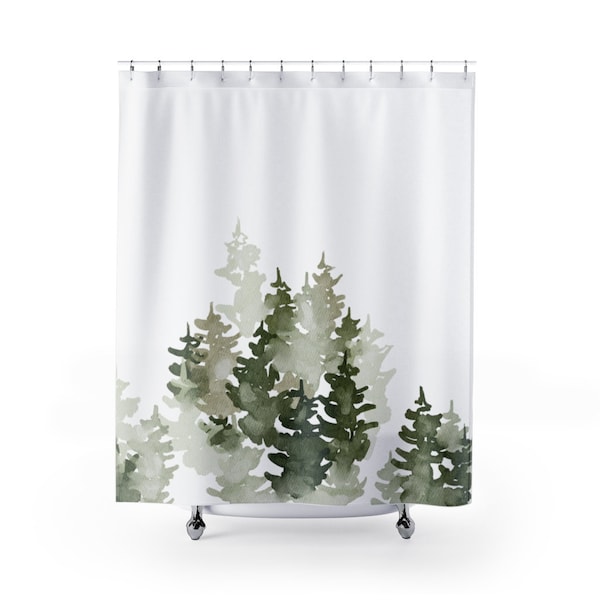 Tree Shower Curtain - Etsy