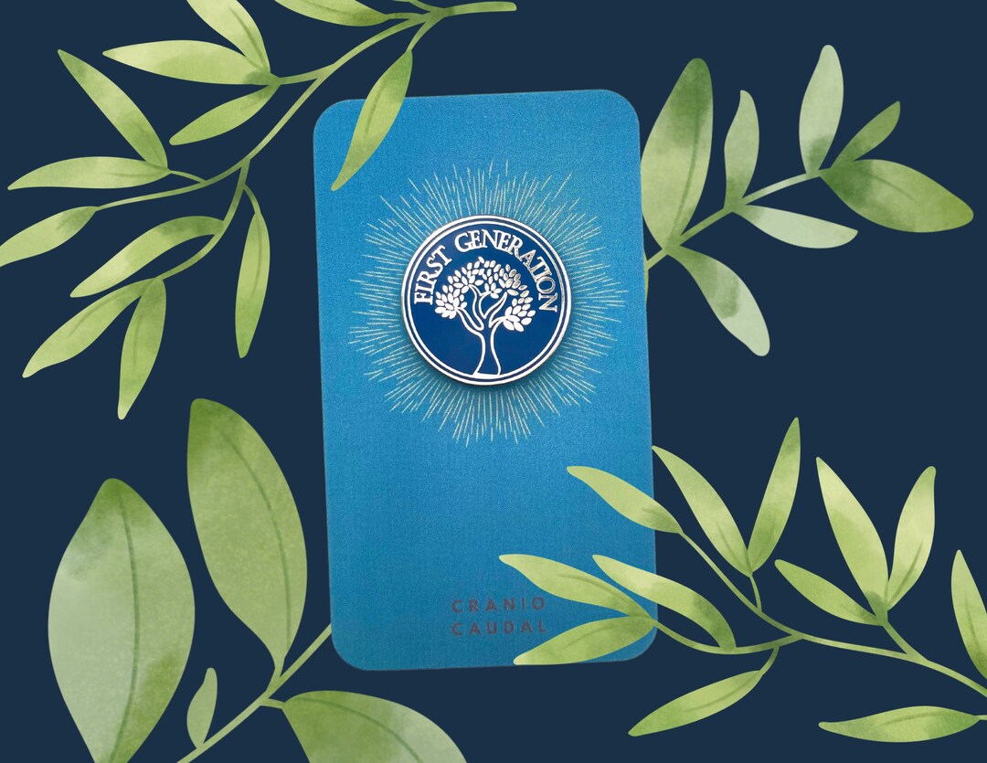 First Generation Enamel Pin Graduation Gift, White Coat Lapel Pin - Etsy