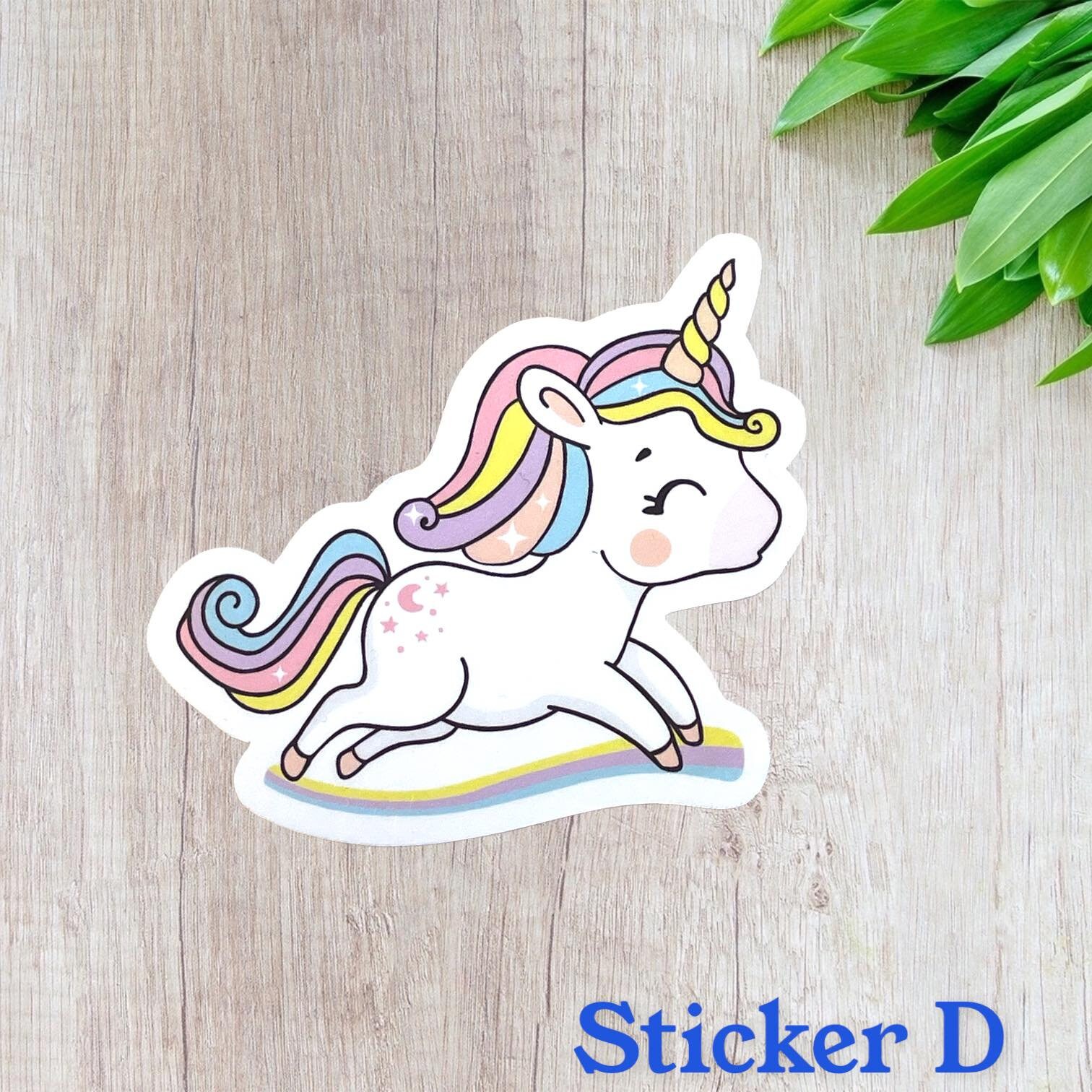 Magical Unicorn Vinyl Sticker Decal Pack - Etsy