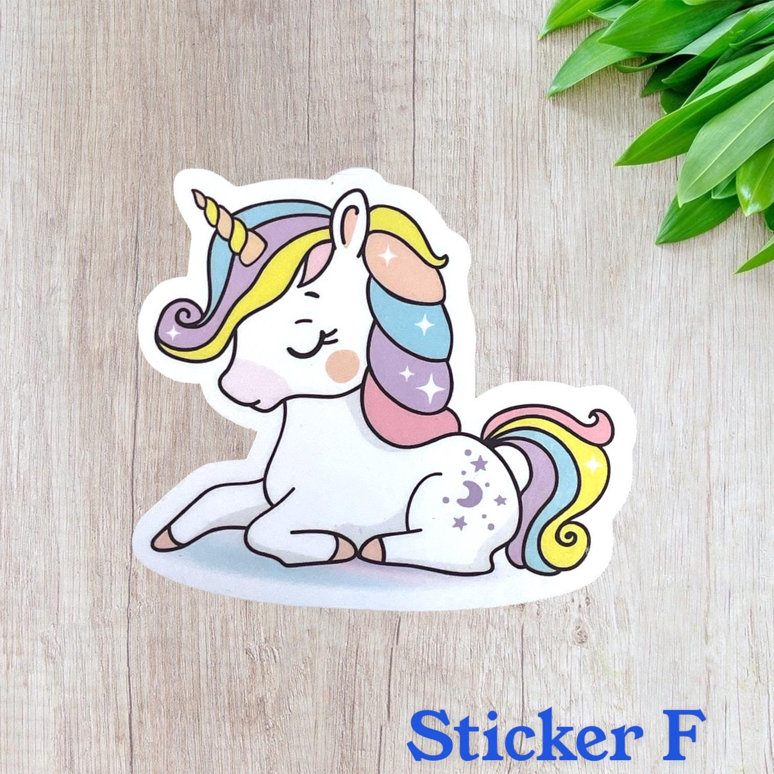 Magical Unicorn Vinyl Sticker Decal Pack - Etsy