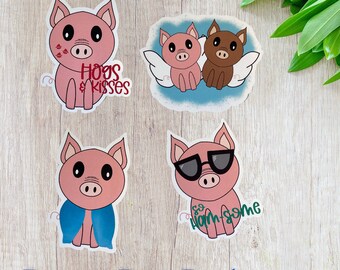 Vinyl Pig Decal | Etsy