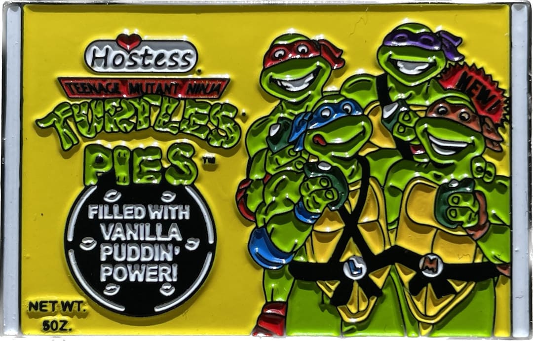 TMNT Turtle Pie Pin - Etsy
