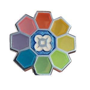 Rainbow Badge Pin - Etsy