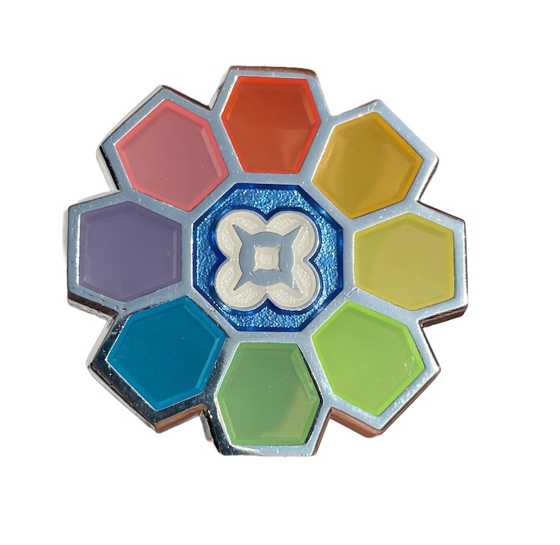 Rainbow Badge Pin - Etsy