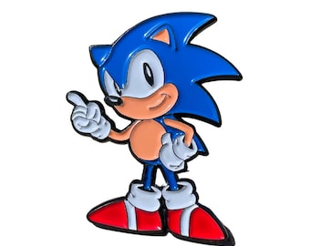 4" Jumbo Shadow Enamel Pin - Sonic X Shadow Spinning Stand - Sonic Expo ...