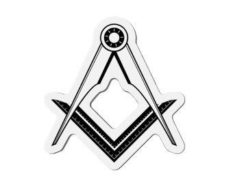 Freemason Square and Compasses Logo Vector Image SVG - Etsy