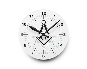 Freemason Square and Compasses Logo Vector Image SVG - Etsy