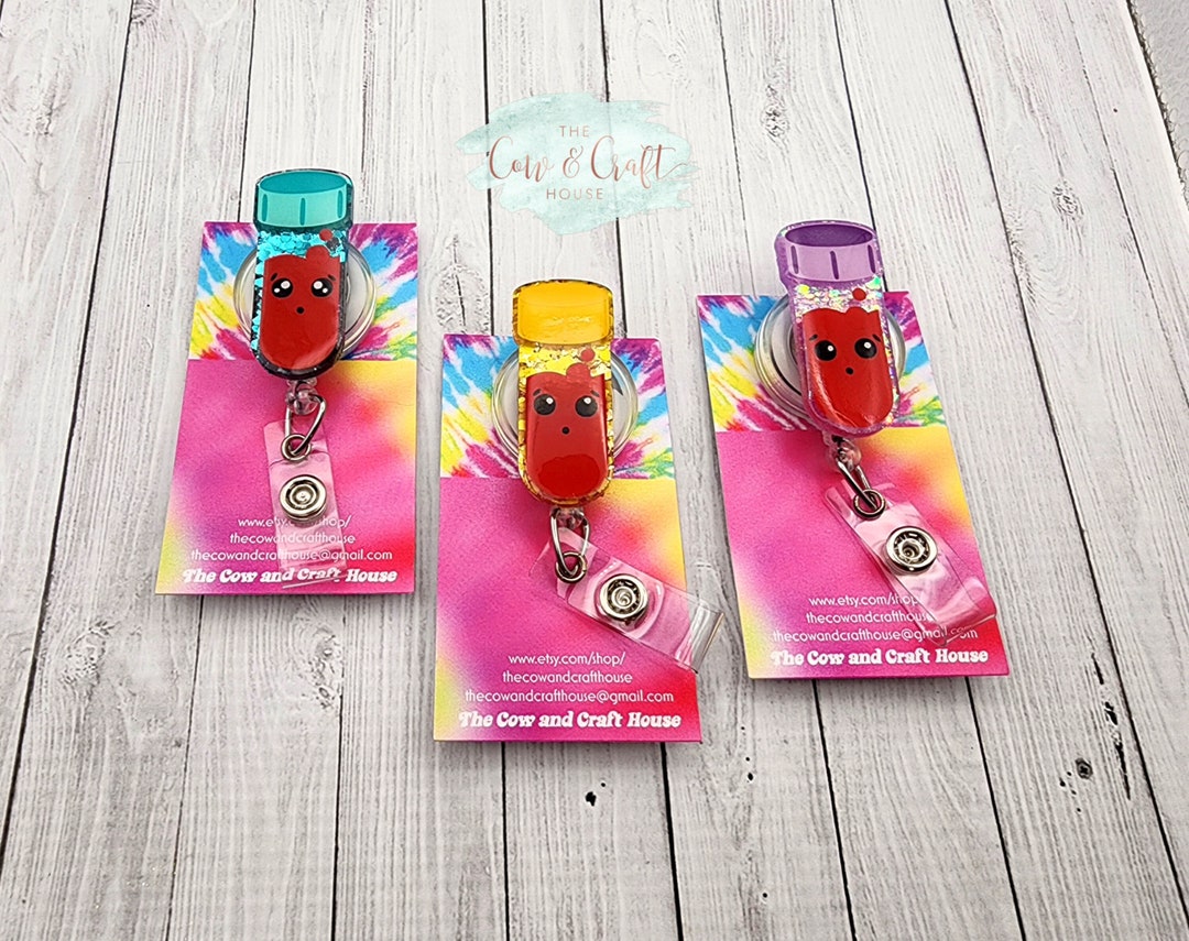 Lab Badge Reel, Specimen Tube Badge Reels, Laboratory ID Holders, Lab ...