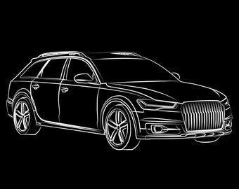 Audi S6 Vector Svg - Etsy Canada