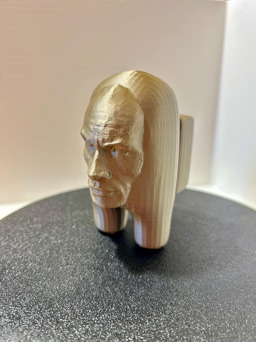 Among Us Figure With the Rock’s Face - Unique Gaming Decor and Gift ...